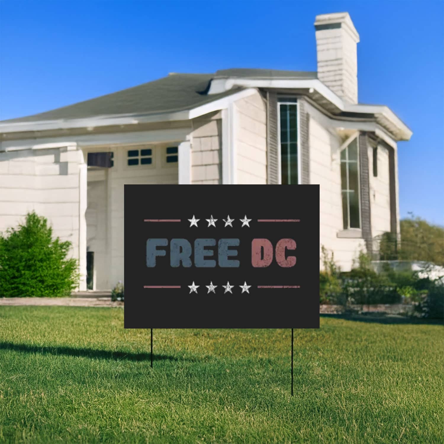Free DC Patriotic Yard Sign – Fight for Representation - Free DC